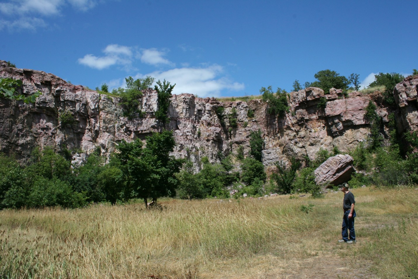 Rugged Blue Mounds State Park on the southwestern Minnesota prairie ...