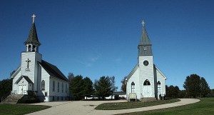 On the road in Wisconsin: Duo country churches near Shennington ...