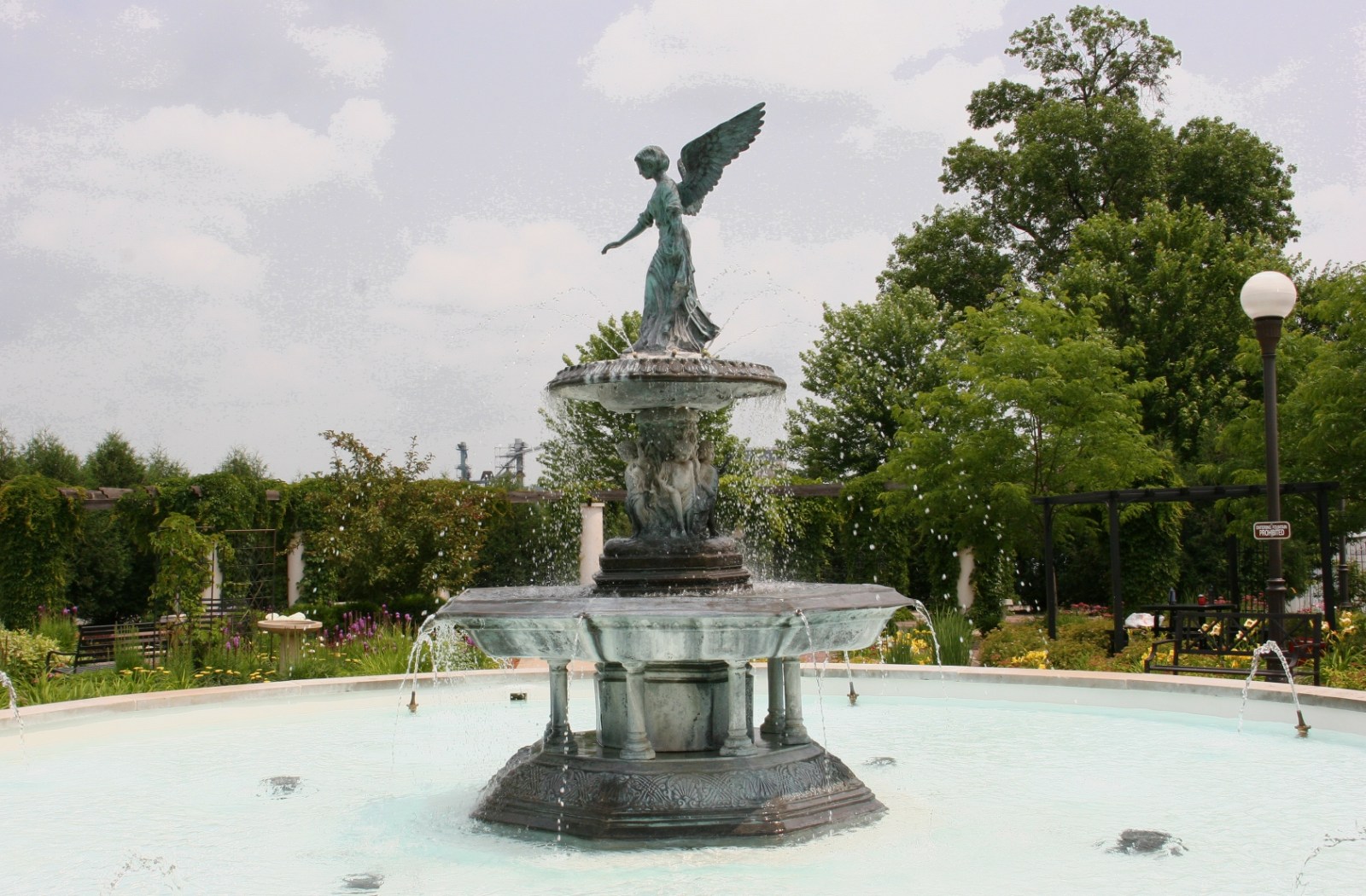 Angel of the Waters fountain | Minnesota Prairie Roots