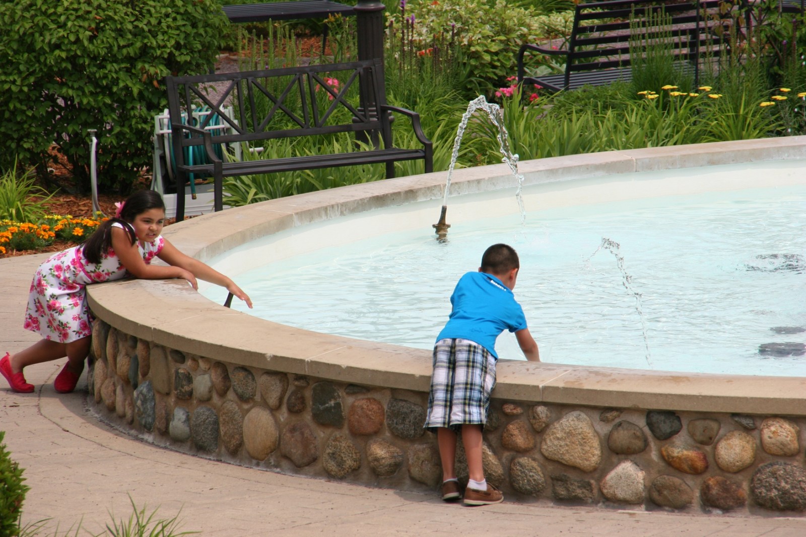 Angel of the Waters fountain | Minnesota Prairie Roots